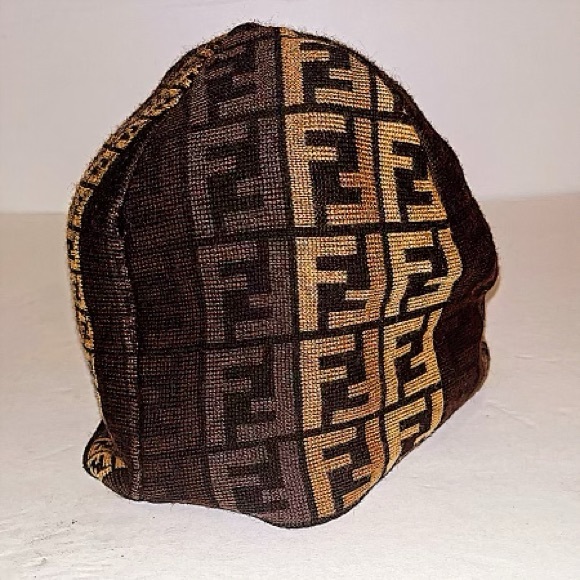 Fendi | Accessories | Authentic Vintage Fendi Multicolor Zucca Ff Knit ...